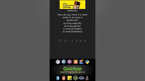 Javascript How Can You Check If A Value Exists In An Array In Javascript Youtube