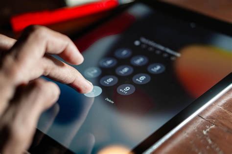 Entering Passcode On A Tablet Stock Photo At Vecteezy
