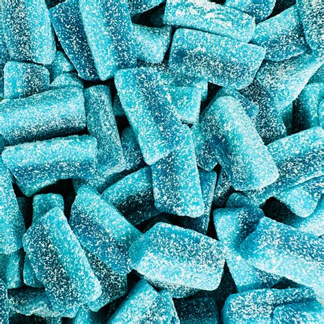Sour Blue Raspberry Slices Lollyworld Nz