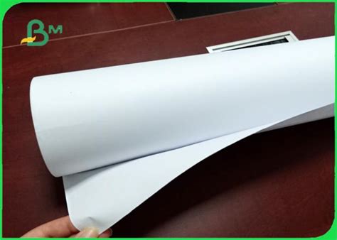 48 Inch 20lb 75gsm Eco Friendly Safe Strength Plotter Paper Roll