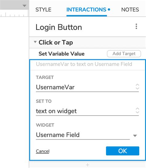 variables · axure docs