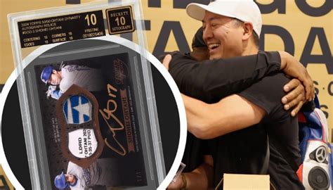Shohei Ohtani 1 1 Topps Dynasty Card Earns Beckett Black Label
