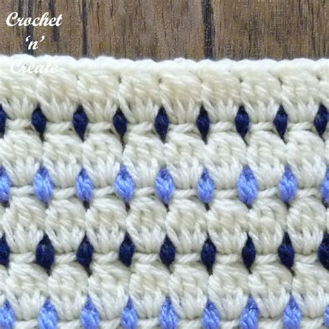 Crochet Cluster Block Stitch Crochet N Create