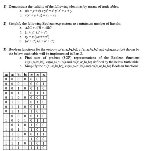 Solved Demonstrate The Validity Of The Following Identities