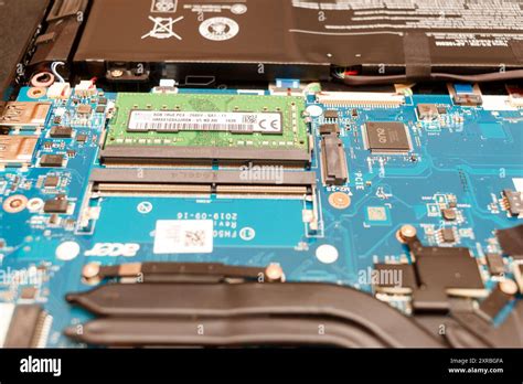 Iserlohn Nrw Germany 09th Of 2024 Ram Stick Inserted Into Laptop
