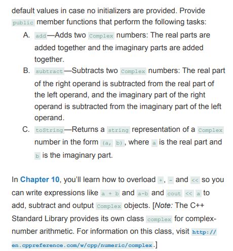 Solved Class Create A Class Called For Performing Chegg