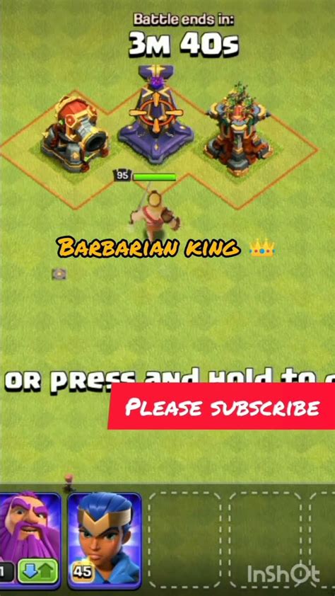 Archerqueen Power 🤡 Vs Barbarianking Power💀 Clashofclans
