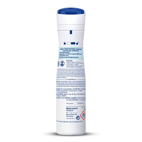NIVEA Women Deodorant Fresh Natural Long Lasting Freshness H Protection Buy NIVEA Women