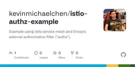 Github Kevinmichaelchenistio Authz Example Example Using Istio