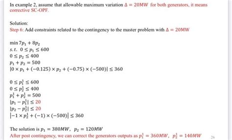 Solved In Example 2 Assume That Allowable Maximum
