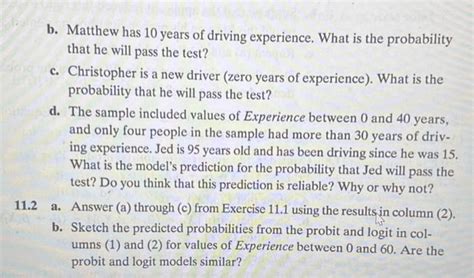 solved dependent variable pass11 1 using the results in