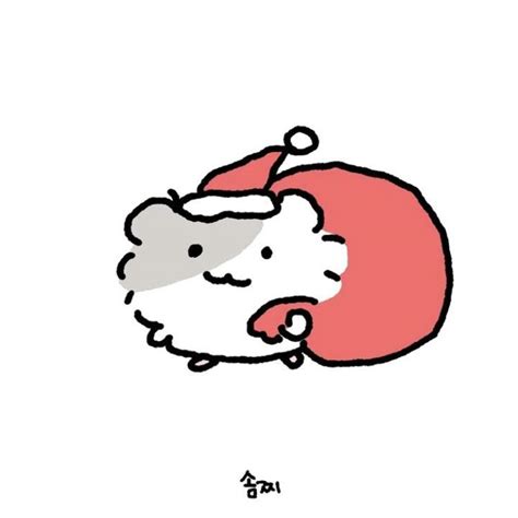 Stickers에 있는 Bananapizarnik님의 핀 두들 패턴 카와이 스티커 캐릭터 일러스트