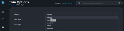 CrownCloud Wiki How To Change Theme Or Layout On DirectAdmin