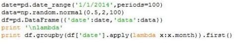Python Pandas模块 按月分组 CSDN博客