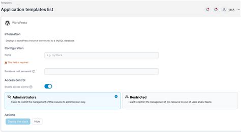 How To Easily Deploy A Full Stack Application In Portainer With Templates