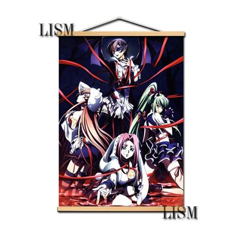 Anime Poster Code Geass Lelouch Lamperouge Knight Of Seven Cc Wall
