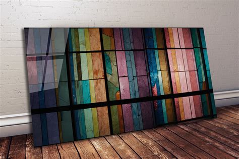 Stained Mosaic Tempered Glass Design Wall Art Stepmom T Wall Art