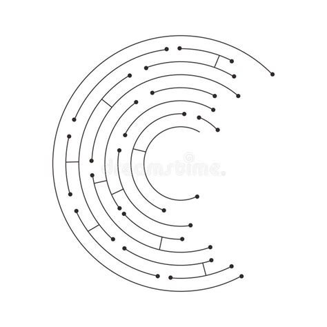 Circuit Radial Board Line Microchip Software Integrated Motherboard Connections Stock