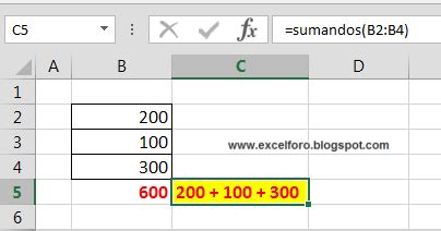 VBA Mostrar Los Sumandos EXCEL FORO Un Blog De Excel