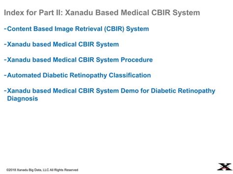 Xanadu Based Big Data Cbir Systemautomated Diseases Classification