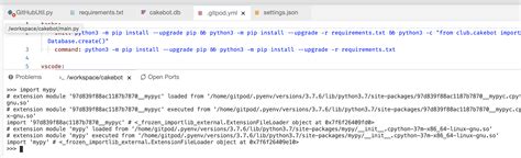 Python Complains About Missing Dependencies · Issue 1201 · Gitpod Iogitpod · Github