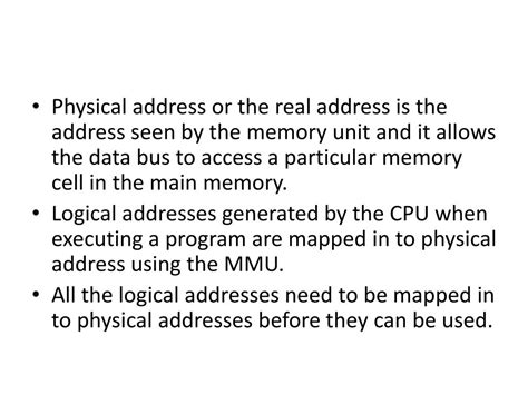 PPT Logical Physical Address PowerPoint Presentation Free Download ID 3442164