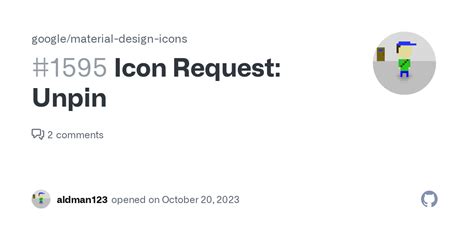 Icon Request Unpin Issue 1595 Google Material Design Icons GitHub