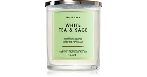 Bath And Body Works White Tea And Sage Scented Candle Uk
