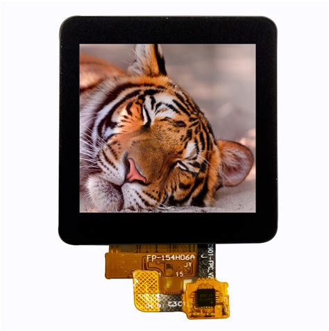 I2c Spi 인터페이스 작은 Lcd 154 인치 240x240 터치 스크린 웨어러블 광장 Tft Lcd 디스플레이 패널