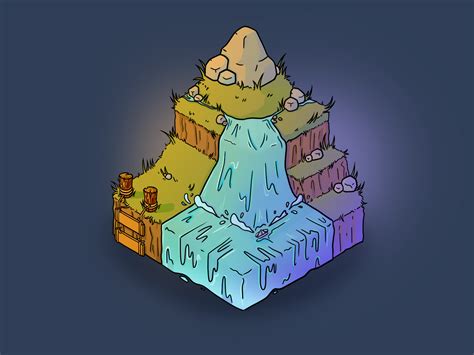 Land Block 2d Illustration By Justina Propul Design On Dribbble