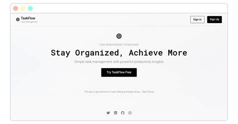 Task Management Homepage