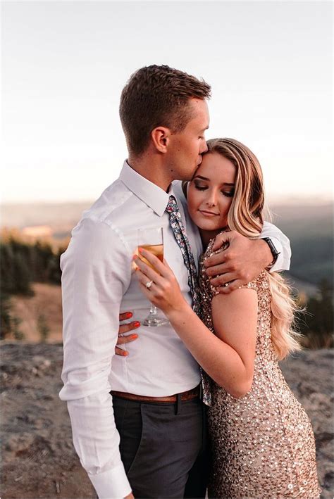 Classy Romantic Cliffside Couple Engagement Session — Nicole Briann