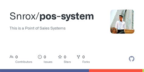 GitHub Snrox Pos System This Is A Point Of Sales Systems