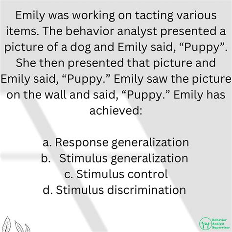 Behavior Analyst Supervisor Behavior Analyst Supervisor