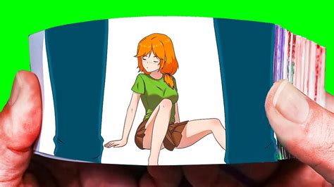 Steve Im Stuck Minecraft Anime Flipbook Animation Youtube