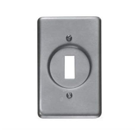 EATON Crouse Hinds DS SA Unguarded Snap Toggle Switch Cover In W X In D Sheet