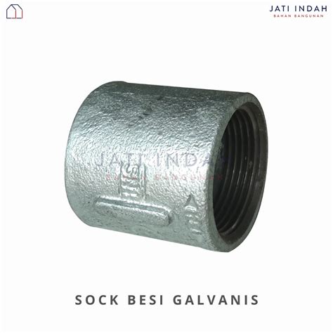 Jual Sock 1 1 2 Pipa Besi Galvanis Drat Dalam Socket Sok Sambungan