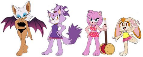 Rouge Blaze Amy And Cream By Watc7410 On Deviantart