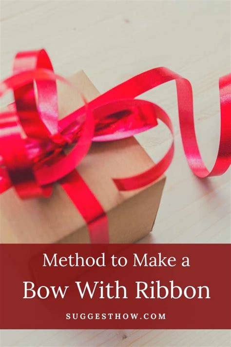 How To Make A Bow With Ribbon Steps To Follow