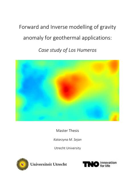 Pdf Forward And Inverse Modelling Of Gravity Anomaly For Geothermal
