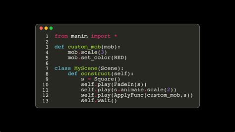 Manim Utilities Intro To Manim Documentation