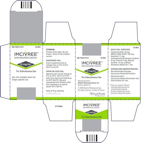 Imcivree Package Insert Prescribing Information