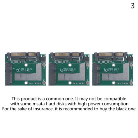 Smceyl Shop Half Height MSATA Mini Pcie SSD To SATA Gps Adapter Converter Card Lazada PH