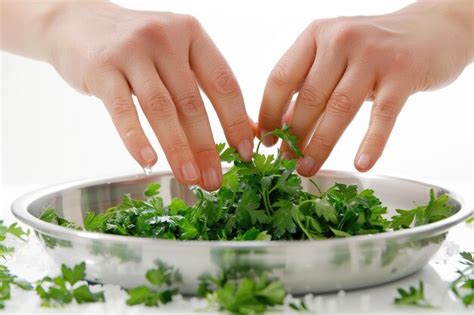 Traditional Passover Seder Hands Engaged In Dipping Parsley Isolated On White Premium Ai
