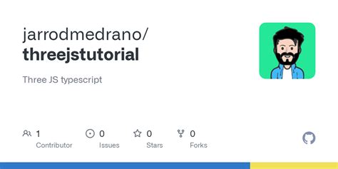 github jarrodmedrano threejstutorial three js typescript