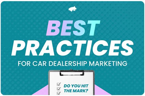 Car Dealership Marketing Best Practices