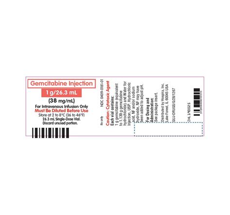 Gemcitabine Injections Medline