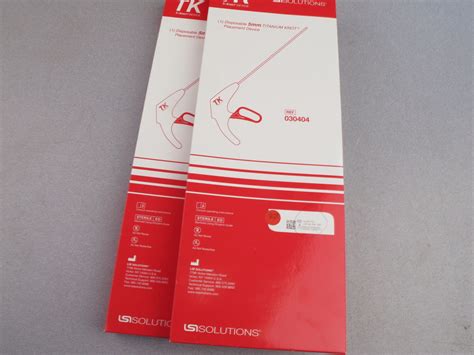 New Lsi Solutions 030404 Tk Ti Knot Device Disposables General For
