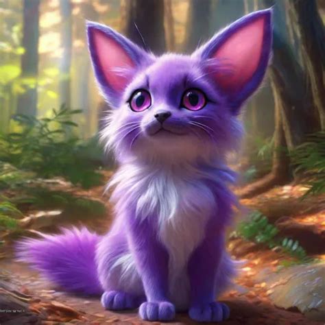 Fox Cat Hybrid With Butterfly Wings Cute Chibi An Openart