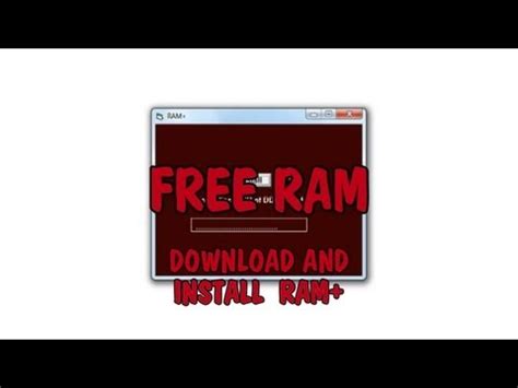 How To Download And Install More RAM For Your PC For FREE NO VIRUS Download More RAM